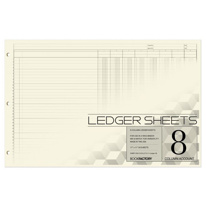 Ledger Book Gisgfim 100 Sheets Columnar Analysis Pad, 3 Column Ledger ...